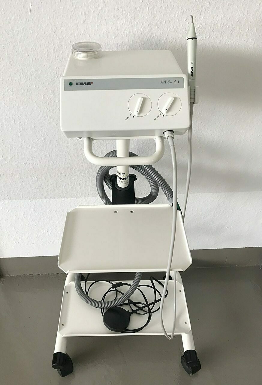 EMS Airflow S1 Pulverstrahlgerät inkl. Cart Prophylaxe Gerät ...