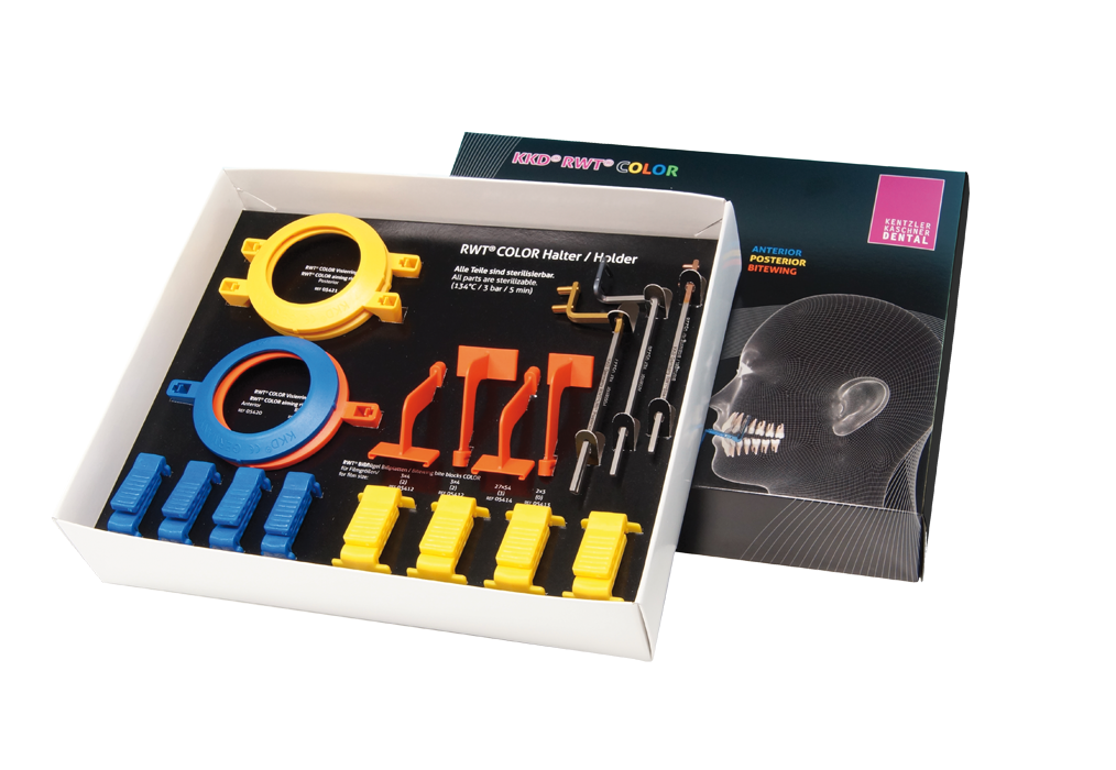 KKD RWT Color - Film- Speicherfolien Halter System - blaudental