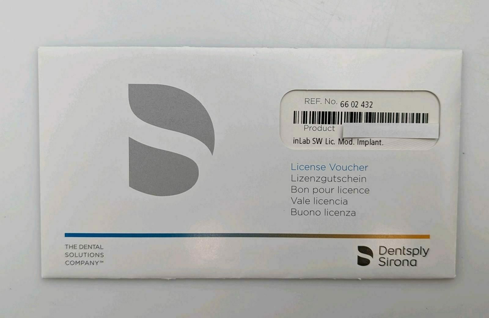 Dentsply Sirona inLab CAD Software Lizenz Implantologie Modul 6602432 ...