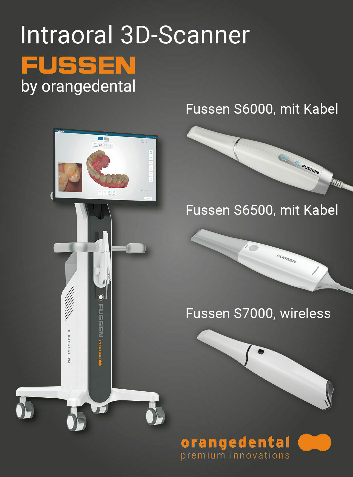 Intraoral-Scanner FUSSEN S6500 by orangedental - blaudental