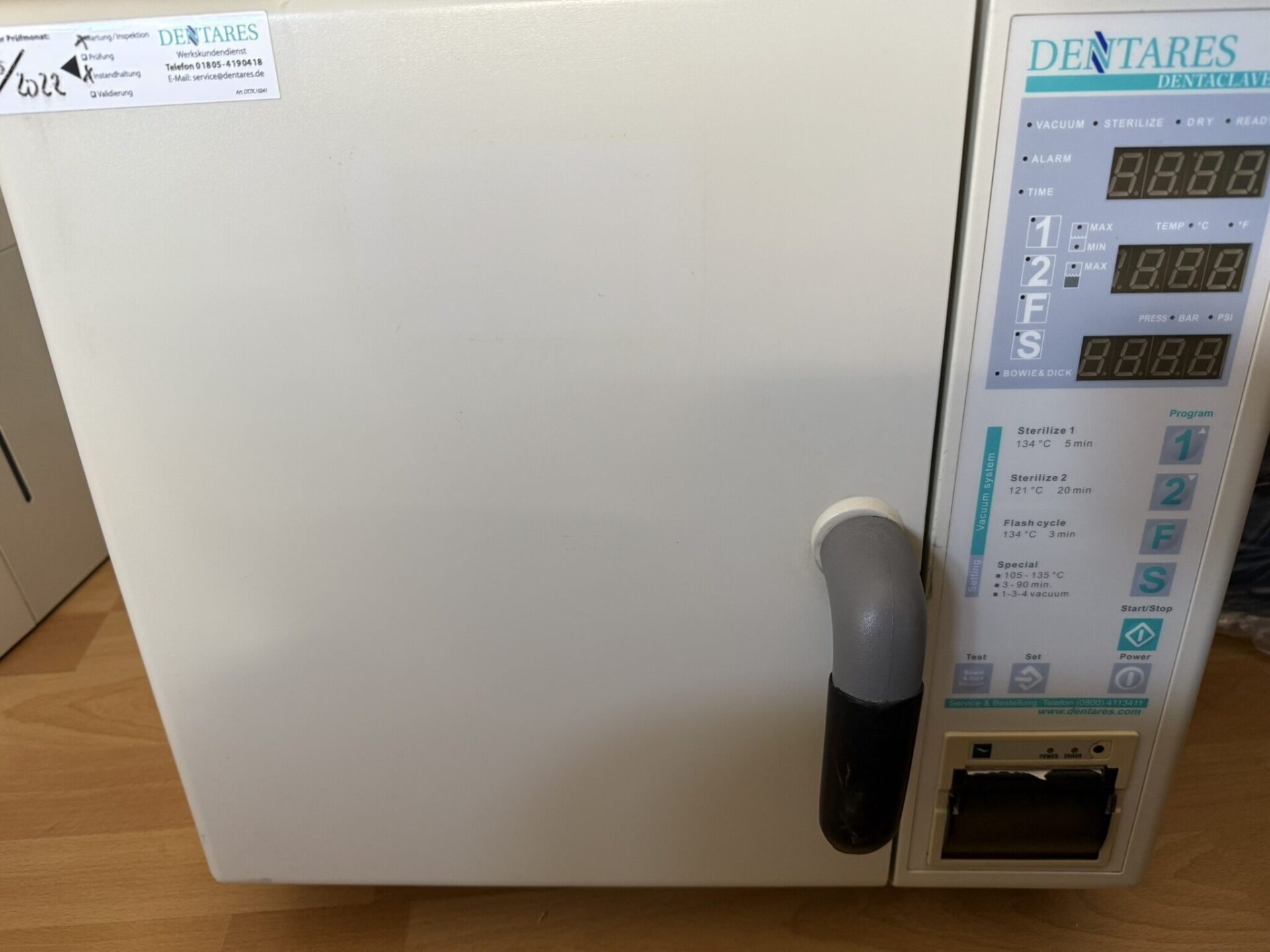 Autoklav Dentares Dentaklav Domina Plus B - blaudental